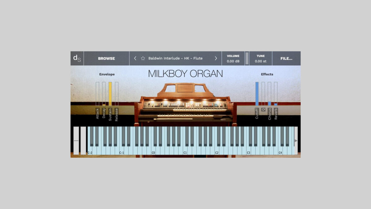 Free Milkboy’s Baldwin "Fun Machine" Organ for Decent Sampler Released