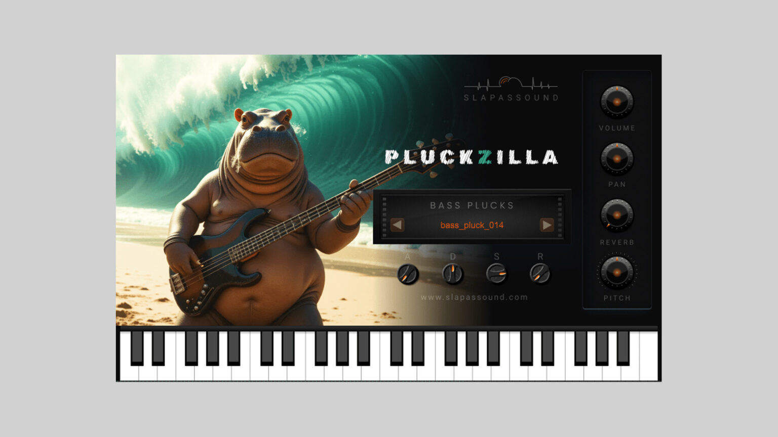 SlapAsSound Releases PluckZilla Free Bass Pluck Plugin